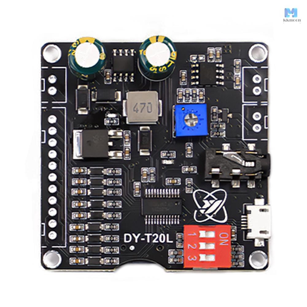 10W 20W MP3 Player โมดูลเสียง Playback Board 9CH One-for-One ควบคุม ...