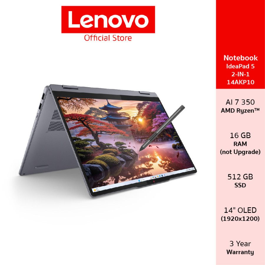 Lenovo IdeaPad 5 2-IN-1 14AKP10(83KT000XTA)Notebook Ryzen AI 7 350 16GB ...