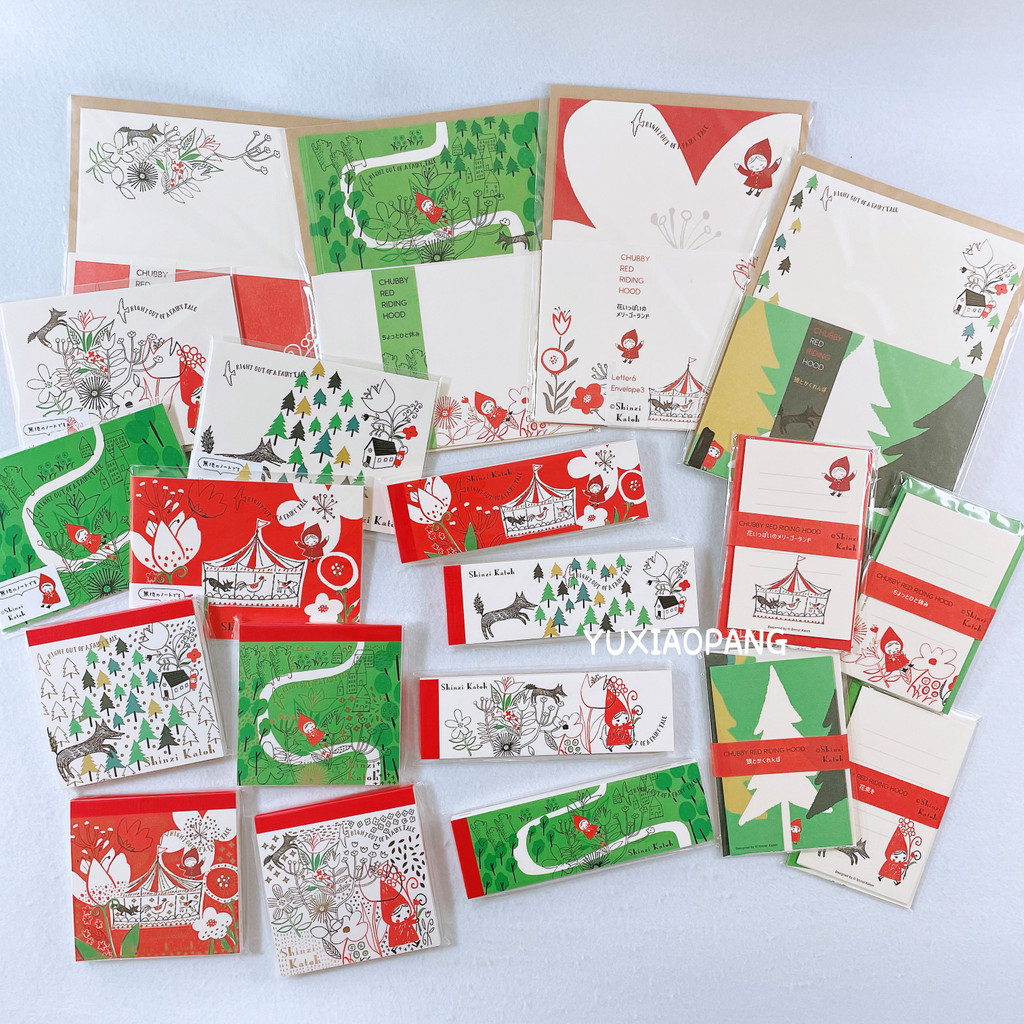 Little Red Riding Hood Fairy Tale Limited Japan Shinzi Katoh Notepad ...