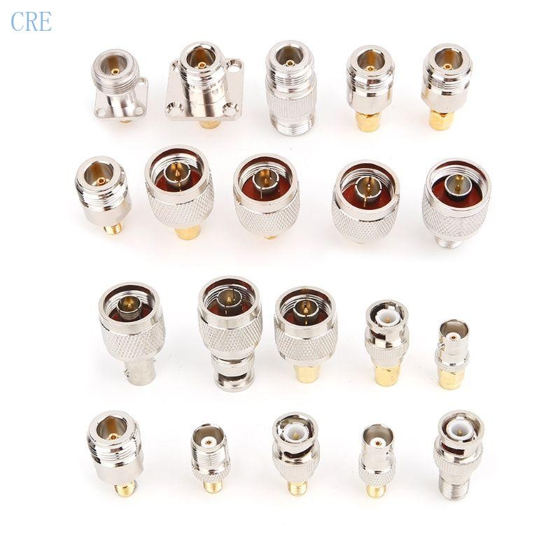 CRE 20 ชิ้น N ประเภท BNC TNC SMA RF Connector Adapter Kit Test ...