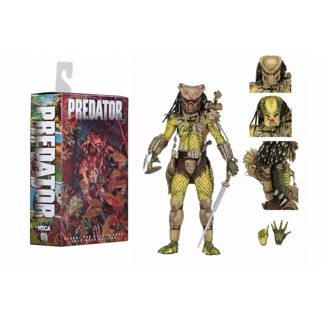 โมเดลฟิกเกอร์แอคชั่นเคลื่อนย้ายได้ NECA Predator Golden Angel ...