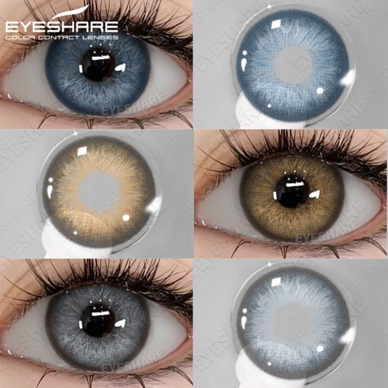 EYESHARE 2 ชิ้น/คู่ตาแต่งหน้าคอนแทคเลนส์เลนส์สีตาคอนแทคเลนส์สี | Shopee ...