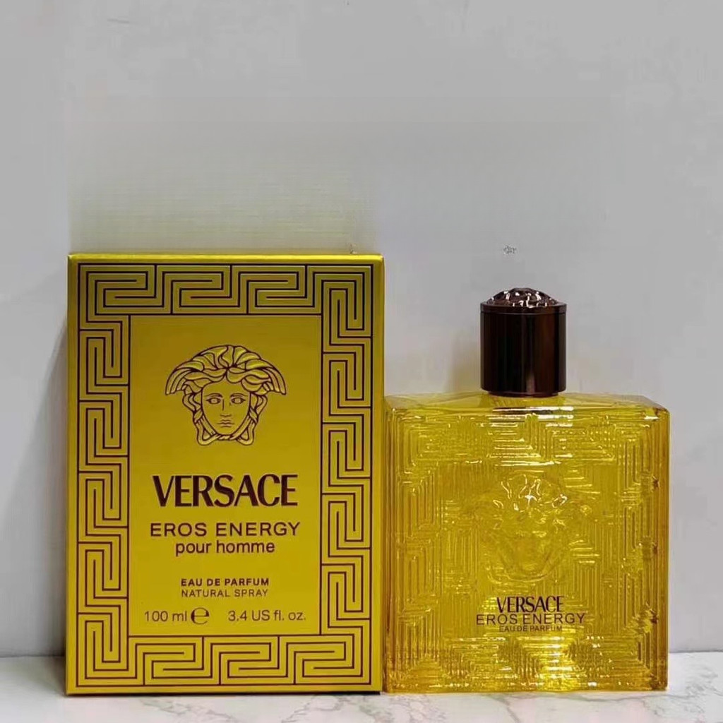 Versac 2024ใหม่ Eros Eros รุ่นสดใสน้ำหอมผู้ชายใหม่ขวดสีเหลือง100ml ...
