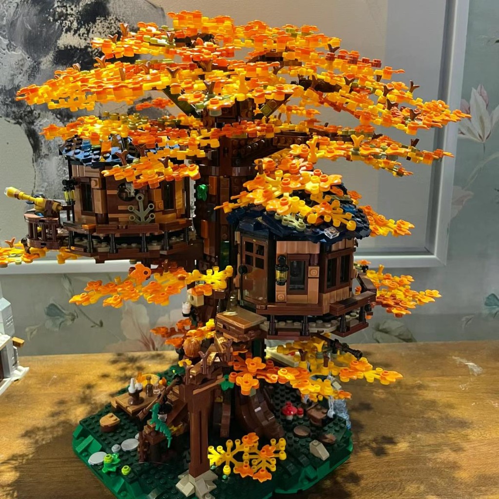 Lego Tree House Creative Street View Series Tree House Building Block ...