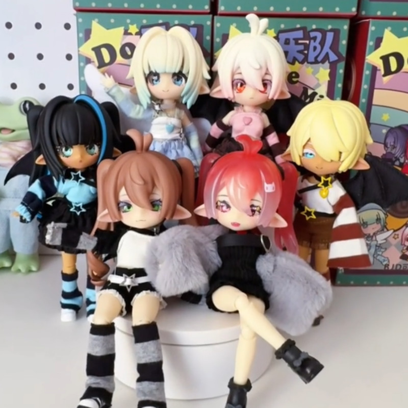 อย่างเป็นทางการของแท้ ufdoll Doremi Band Series 12จุด BJD Blind Box Doll ตุ๊กตาสามารถเคลื่อนย้าย ...