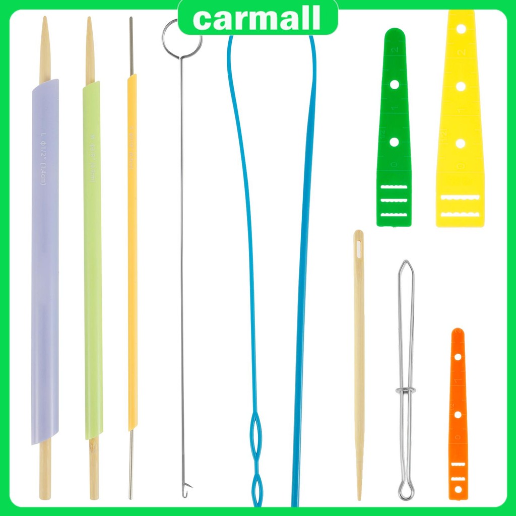 10 ชิ้น Drawstring Threader ชุดเย็บด้ายและเปลี่ยนชุด Loop Turner Hook ...