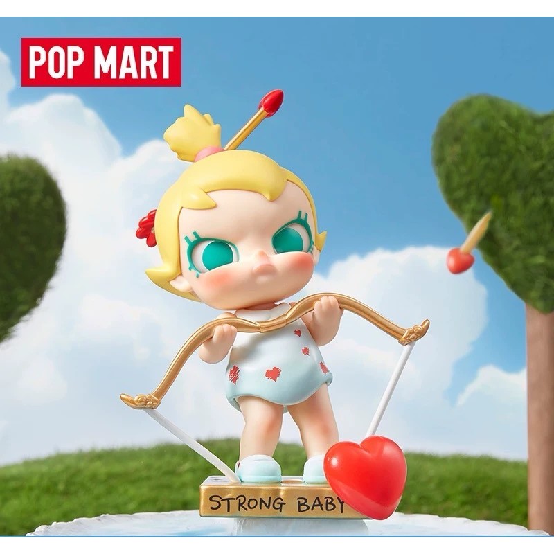 POPMART Pop Mart Baby Molly Little Love God Figure การ์ดอินเทรนด์ ...