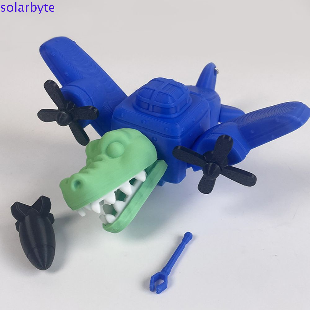 SOLARBYTE อิตาเลี่ยน Brainrot พวงกุญแจ,รุ่น Movable Joints 3D พิมพ์ตกแต่ง, Action Figurine Mini ...