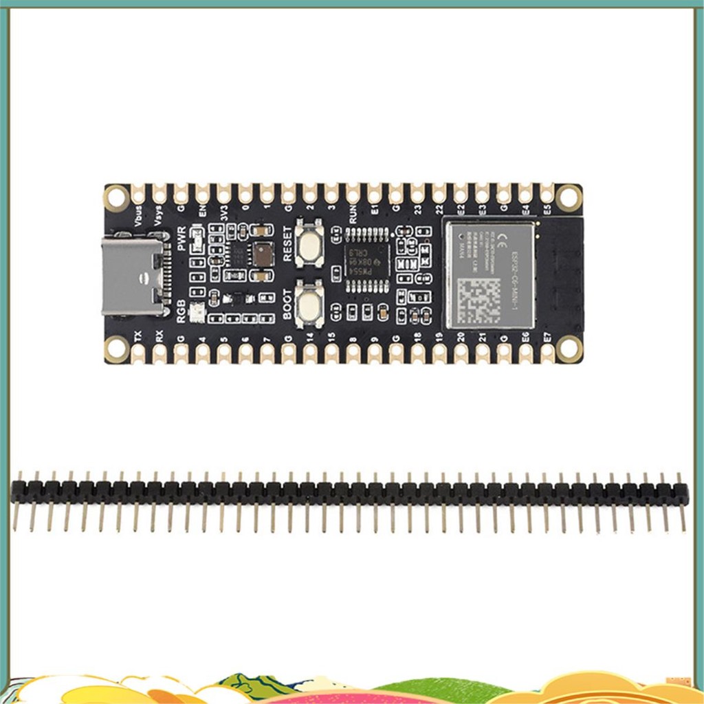 Esp32 C6 บอร์ดพัฒนา Wifi 6 Microcontroller Esp32 C6 Mini 1 โมดูลรองรับสําหรับ Esp Idf Shopee