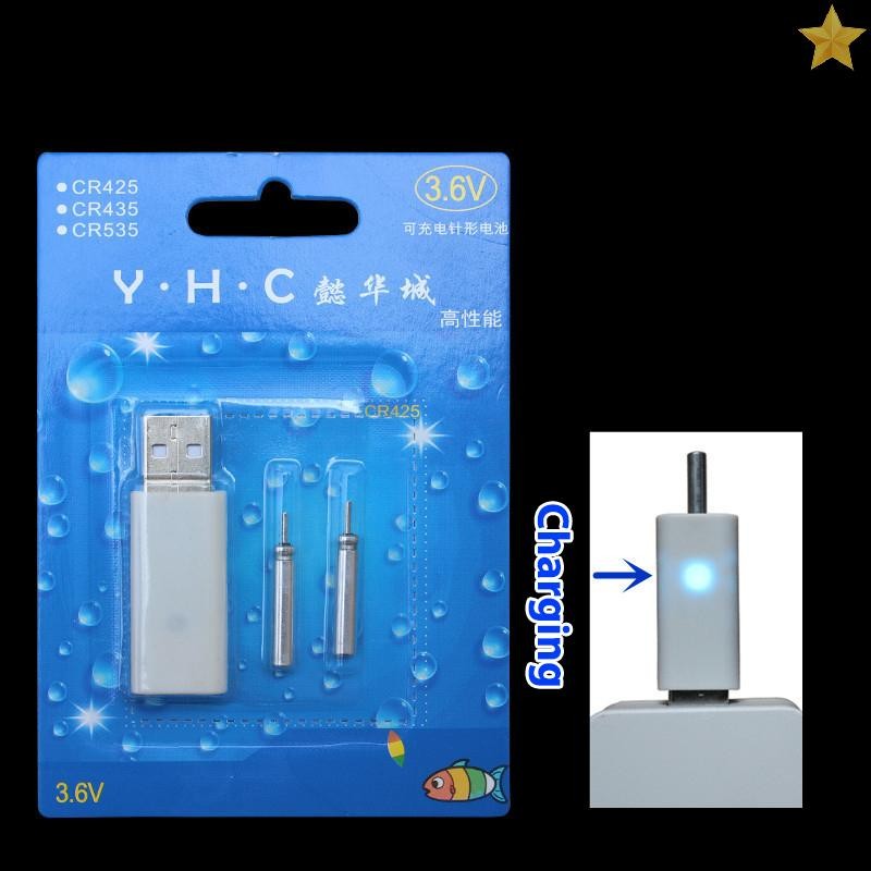 [FL] เครื่องชาร์จ USB CR425 แบบชาร์จไฟได้สําหรับลอยอิเล็กทรอนิกส์ตกปลากลางคืน TH | Shopee Thailand