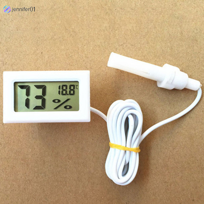 Jen Mini Digital LCD เครื่องวัดอุณหภูมิเครื่องวัดความชื้นอุณหภูมิคุณภาพ ...