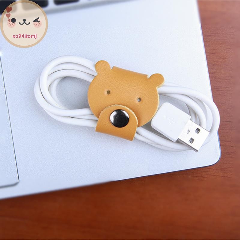 Xotomj Mini Cable Winder Charger Cable Protector Cord Organizer หนังการ ...