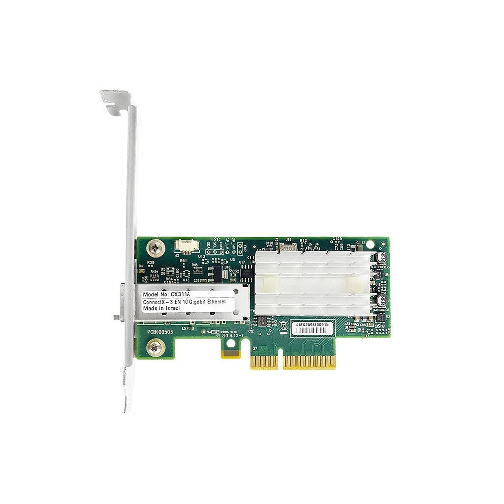 การ์ดเครือข่ายเดี่ยว MCX311A-XCAT 10G Gigabit รุ่นดั้งเดิม SFP+ Qunhui ...