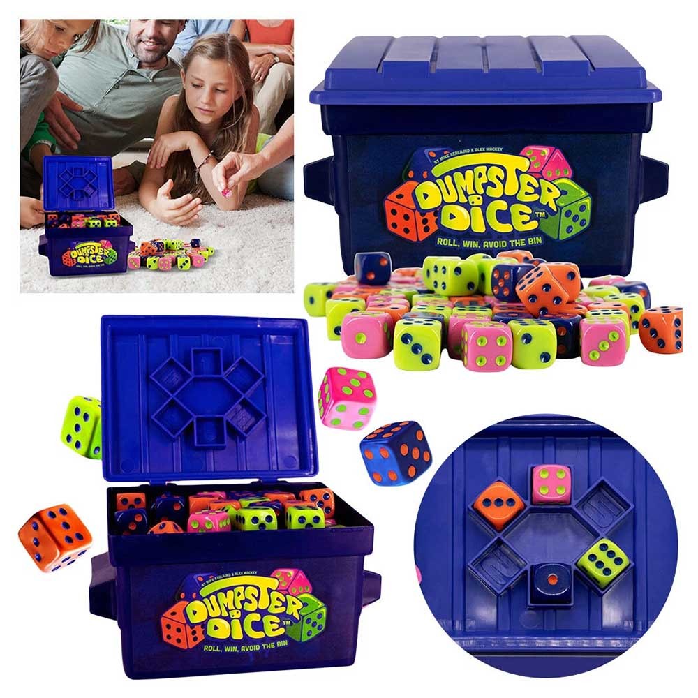 Dumpster Dice Fast paced Family Dice Game | Shopee Thailand