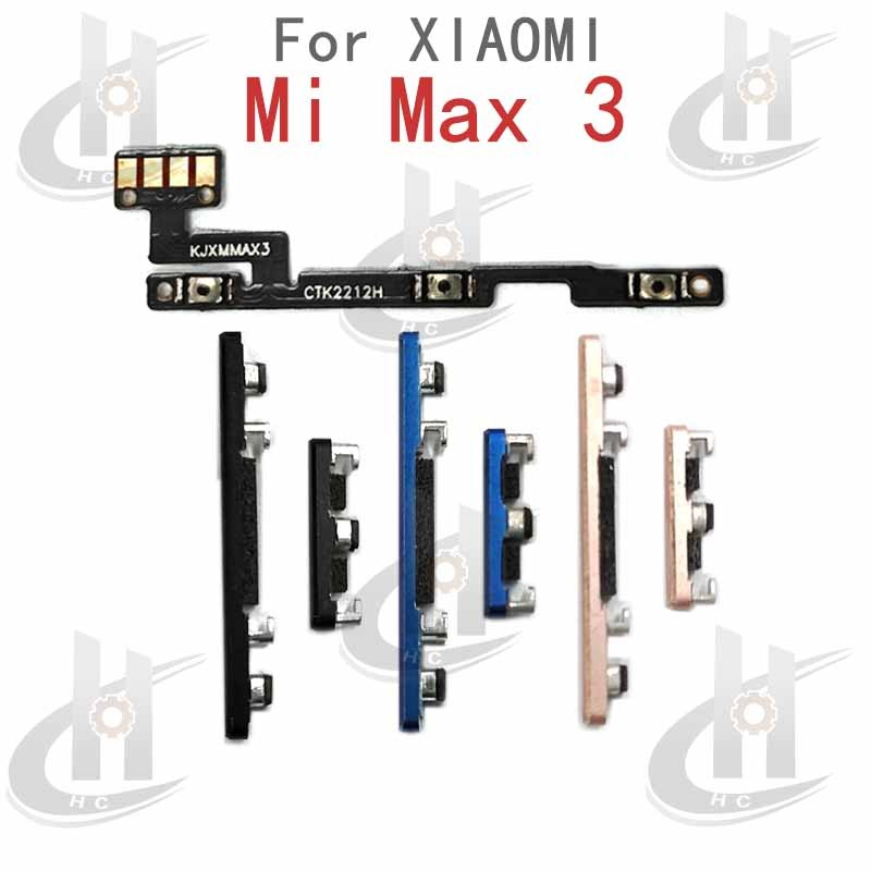 สําหรับ Xiaomi Mi Max 3 Power volume ปุ่มด้านข้าง Flex Cable Keys ปุ่ม ...
