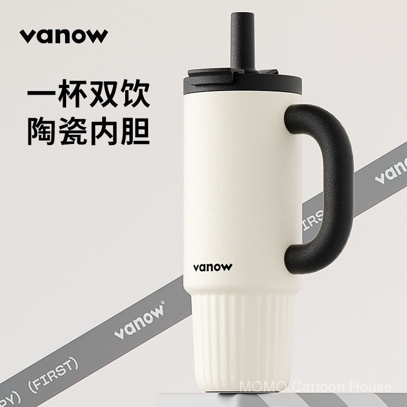 [ของแท้อย่างเป็นทางการ] แก้วเก็บความร้อนขนาดใหญ่ Vanow ขวดน้ำความจุใหญ่ ...