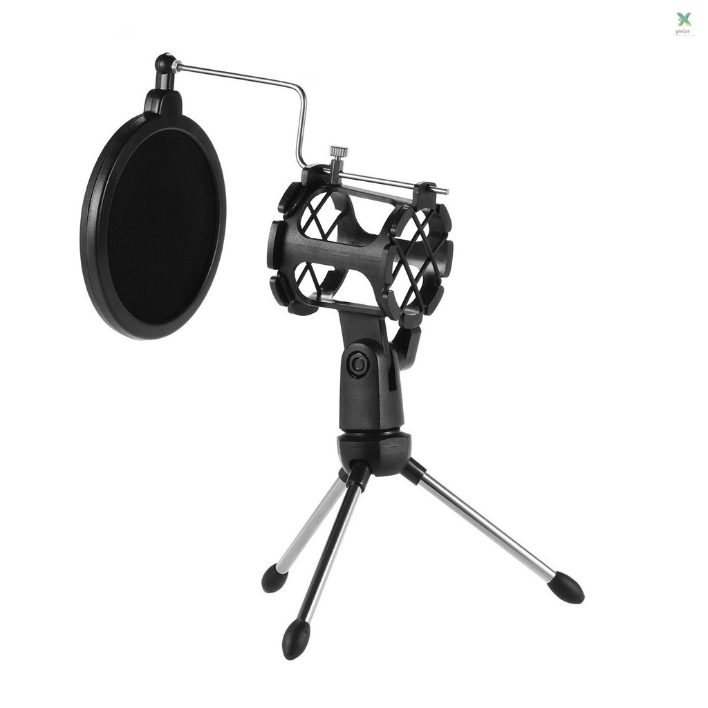 + Mount Mic Stand + Mount + Pop Filter Mount Mic + ชุดกรอง Studio Mic ...