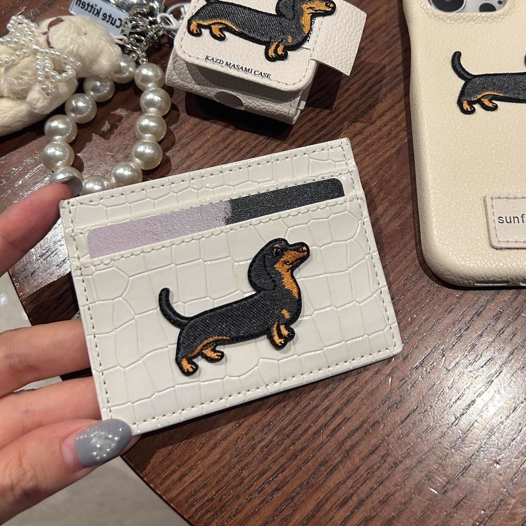 C&k Womens Short Wallet Retro Crocodile Pattern Sausage Dog Leather ...