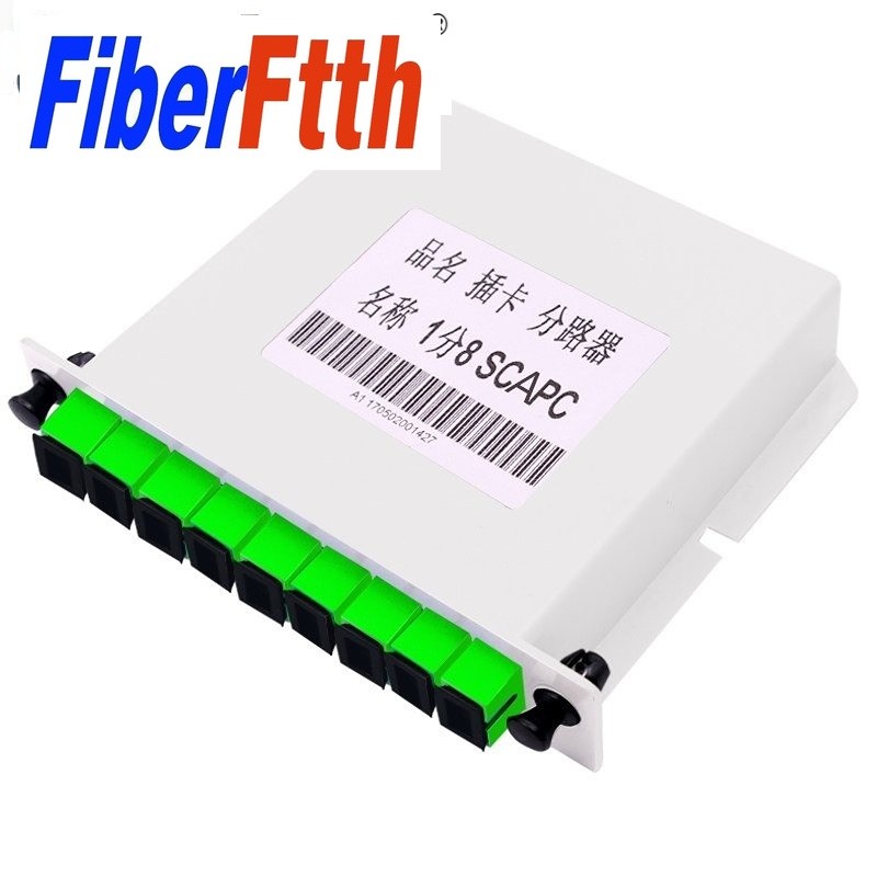 SC APC PLC1X2,1X4, 1X8,1X16 splitter Fiber Optical FTTH PLC splitter ...