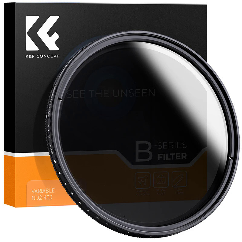 K&F CONCEPT ND2-ND400 Variable ND Filter 67mm Neutral Density 37mm 40.5mm 49mm 52mm 58mm 67mm ...