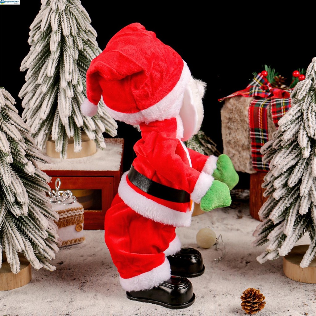 Twisted Wiggle Hip Santa Claus ร้องเพลงภาษาอังกฤษเพลงตุ๊กตาไฟฟ้า ...
