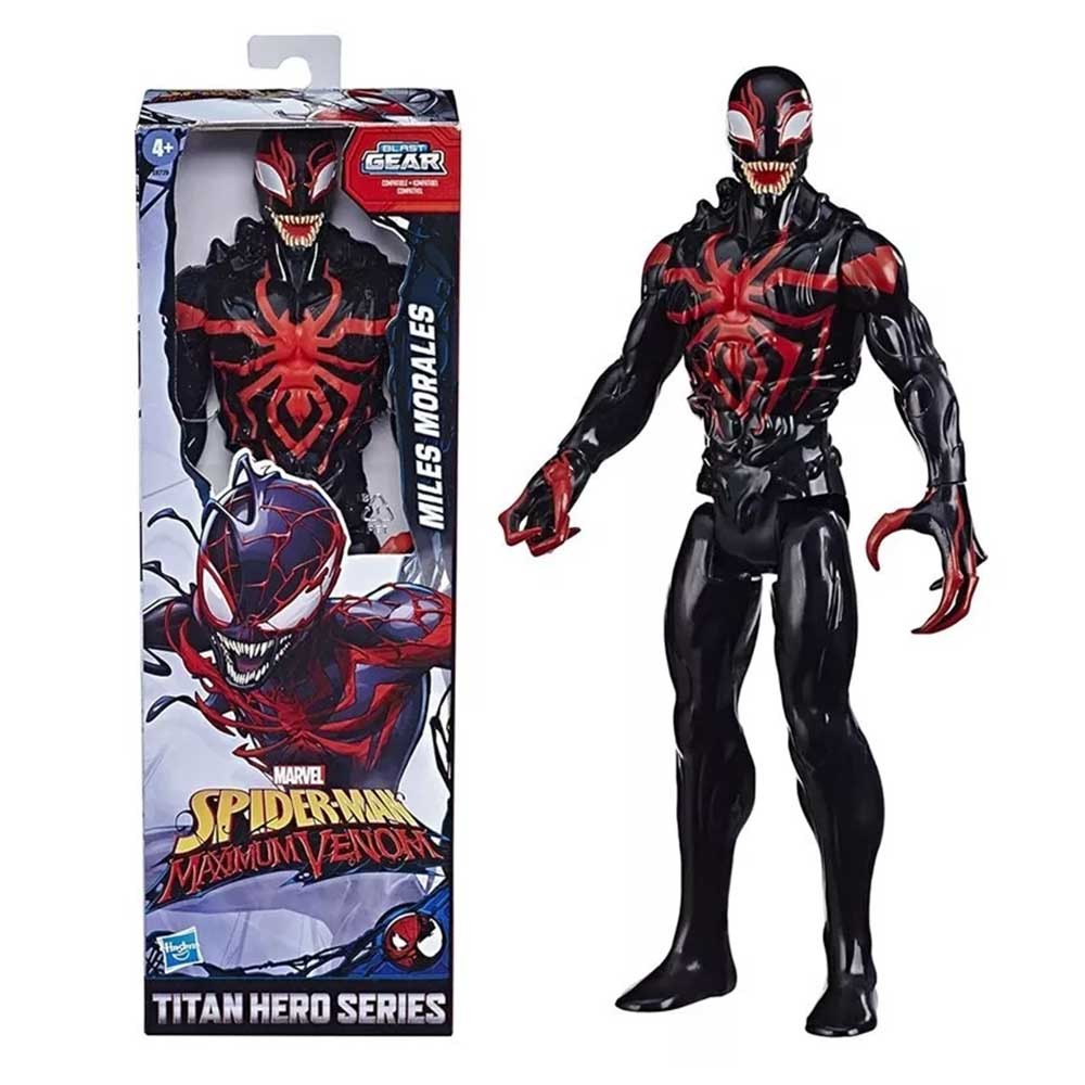 Marvel Spider-Man Max Venom Action Figure Titan Hero Series Collectible ...