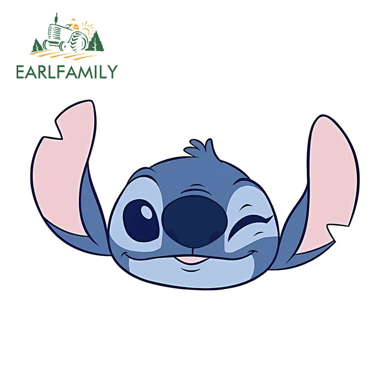 Earlfamily 13 ซม.Stitchการ์ตูนหัวรถสติกเกอร์Caravanเครื่องปรับอากาศ ...
