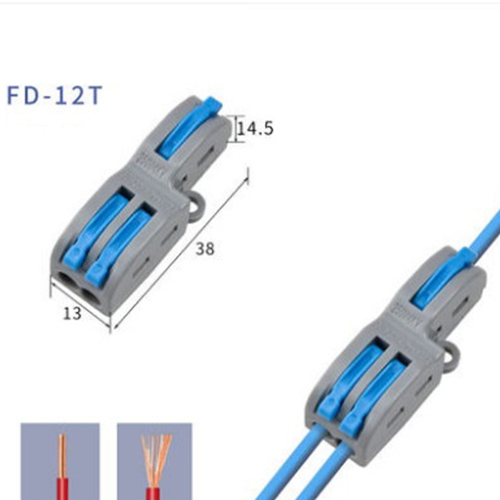 ลดราคา 10 ชิ้น 1 ใน 2 ออก Splitter plug-in Quick Wire Connectors รวม ...