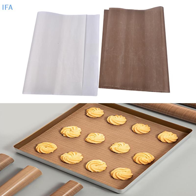 IFA 1pcs แผ่นย่างทนความร้อน Non-stick Reusable Baking Oilcloth ถาดอบ ...