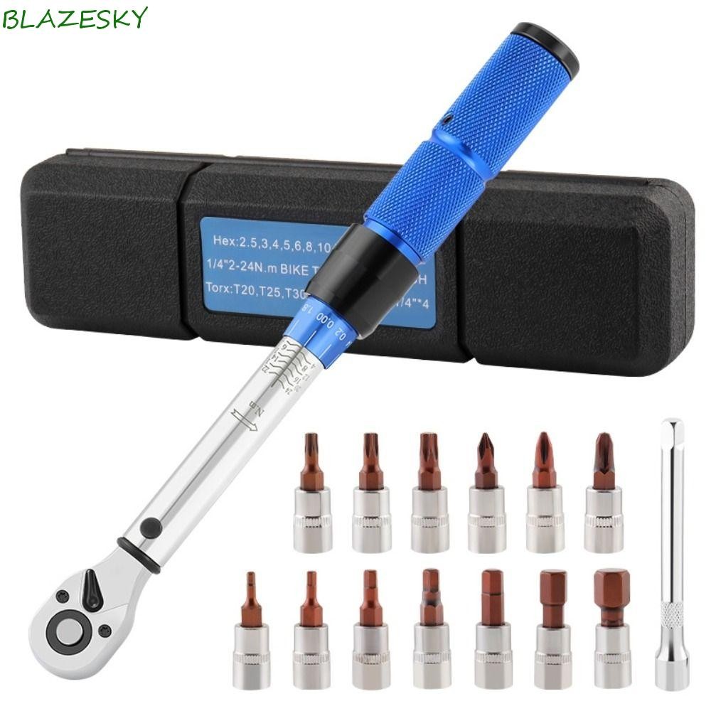 BLAZESKY ประแจแรงบิด, 1/4 นิ้ว Double-Directional Ratchet จักรยาน ...
