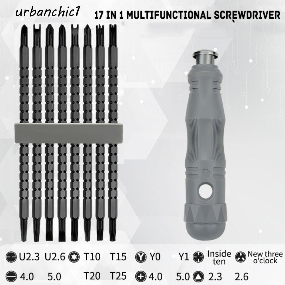 URBANCHIC ไขควงชุดเครื่องมือไขควงรูปพิเศษ Telescopic CRV 17/13 in 1 Multi-purpose Torx Phillips ...