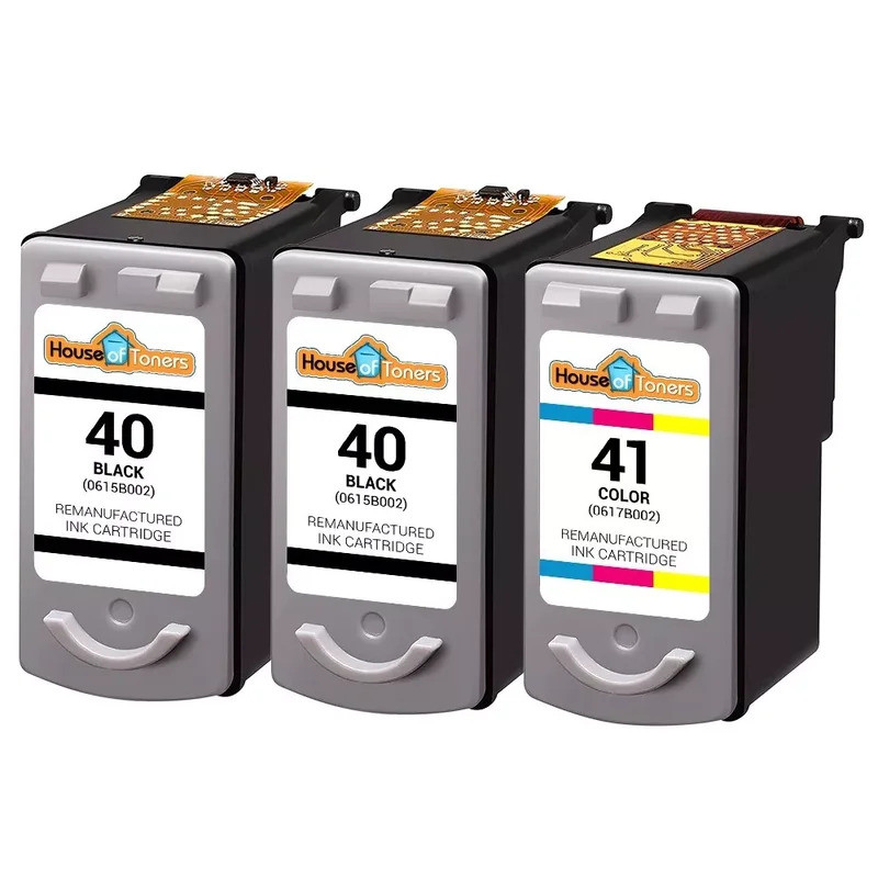 3PK PG40 Blk & CL41 ตลับหมึกสีสำหรับเครื่องพิมพ์ Canon PIXMA MP150 ...