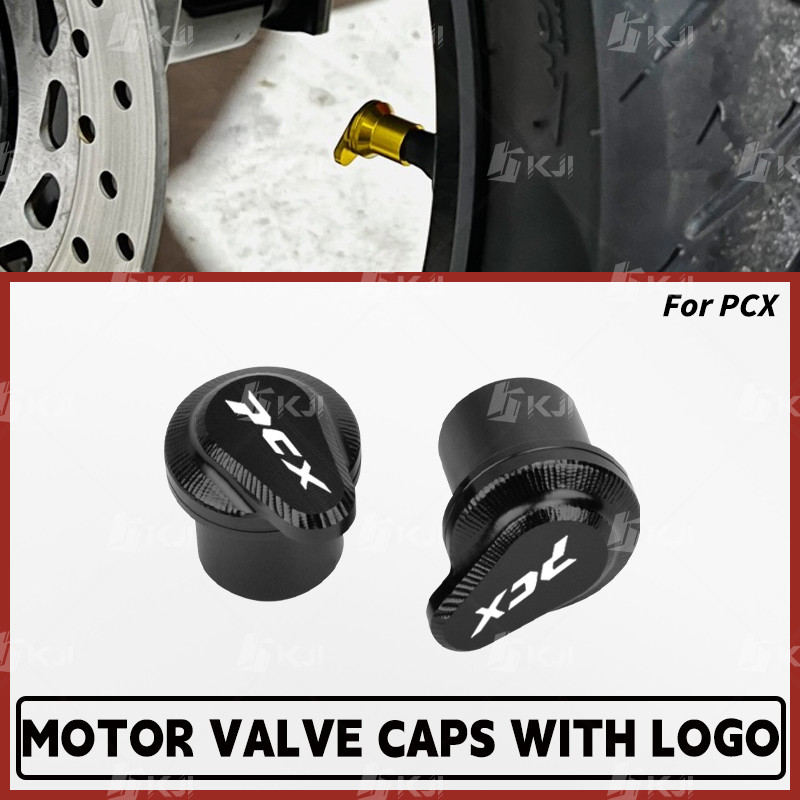 สําหรับ HONDA PCX 160/150/125 ยางวาล์ว Stem Caps ล้อ Air Valve Tube Cap ...