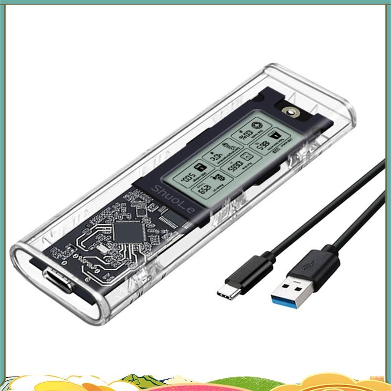 ม. 2 NVME/NGFF Dual Protocol Solid State Drive Case อัจฉริยะ Digital Health Detection Typc3.2 ...