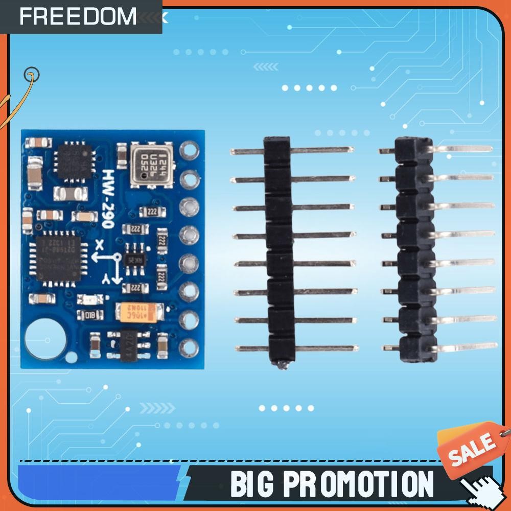 GY-87 10DOF โมดูล MPU6050 HMC5883L BMP180 เซ็นเซอร์โมดูล 3-5V Gyroscope Sensor โมดูล IIC พร้อม ...
