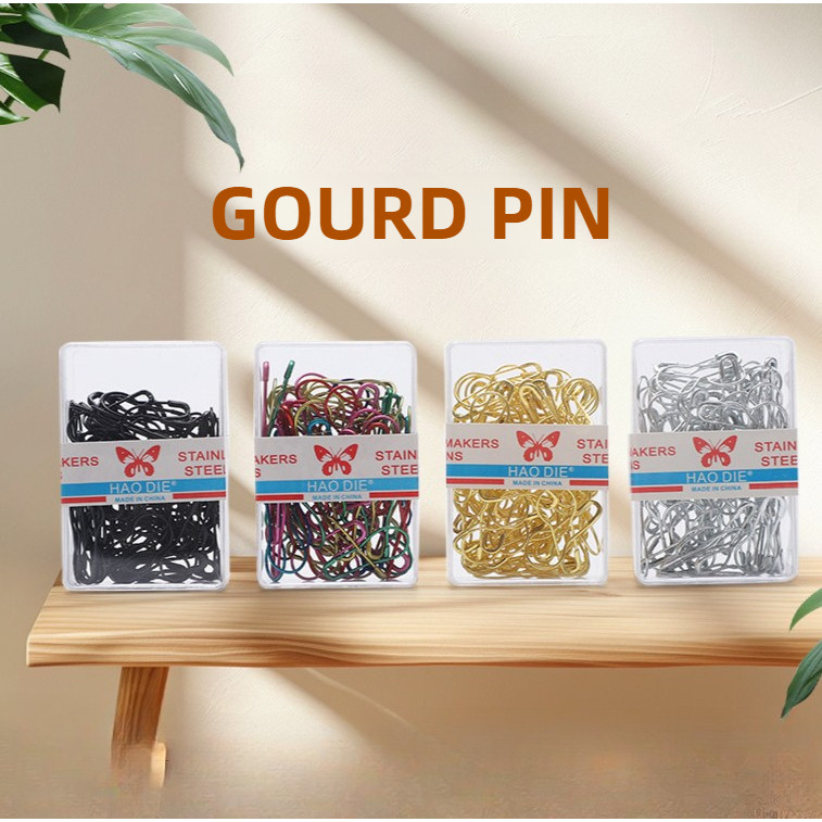 80 ชิ้น Gourd Pin Safety Pin Turban Pin สี Pin Turban อุปกรณ์เสริม ...