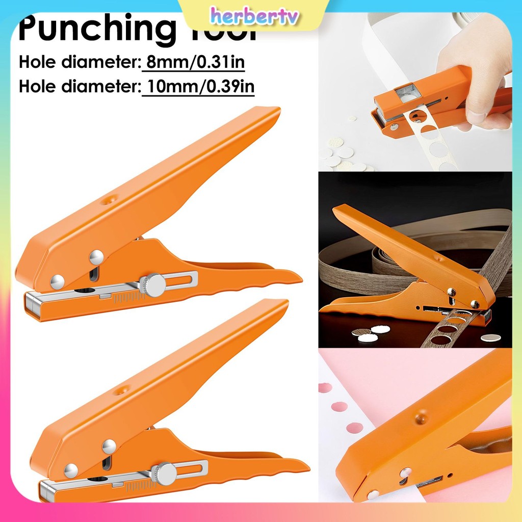 Single Hole Punch 5/16 นิ้ว 3/8 นิ้ว Heavy Duty Hole Puncher แบบพกพาขอบ ...