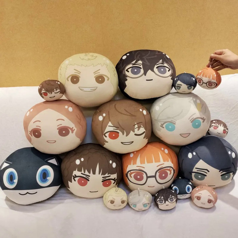 Anime Persona 5 Amamiya Ren Makoto Niijima Akechi Goro Figure Plush ...