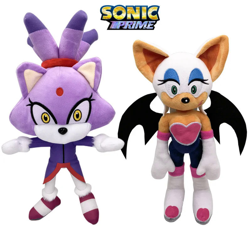 30cm Sonic The Hedgehog Rouge The Bat Blaze The Cat Plush Toy Stuffed ...