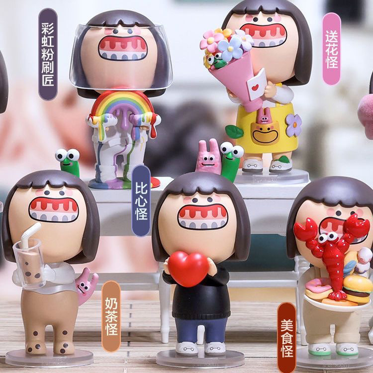 [ของแท้] Popmart Gummy Daily Life Series Figure Gift ตุ๊กตาตกแต่งของ ...