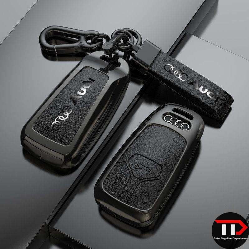 Audi สังกะสีอัลลอยด์ฝาครอบกุญแจรถเหมาะสําหรับ A4 A6 A3 Q5 A7 A5 A8 Q7 Q3 Q2 | Shopee Thailand