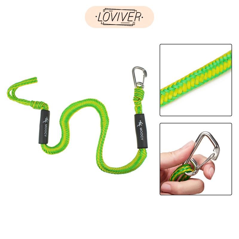 Boat Bungee Dock Line with Loop 4Feet Mooring Rope Bungee Boat Dock ...