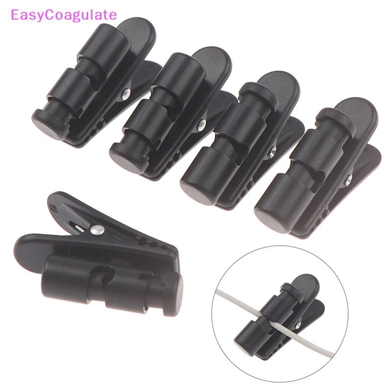 Eas 2/5 PC สาย Clamp คอชุดหูฟัง Clamp หูฟังสายคลิปหูฟัง Winder Ate ...