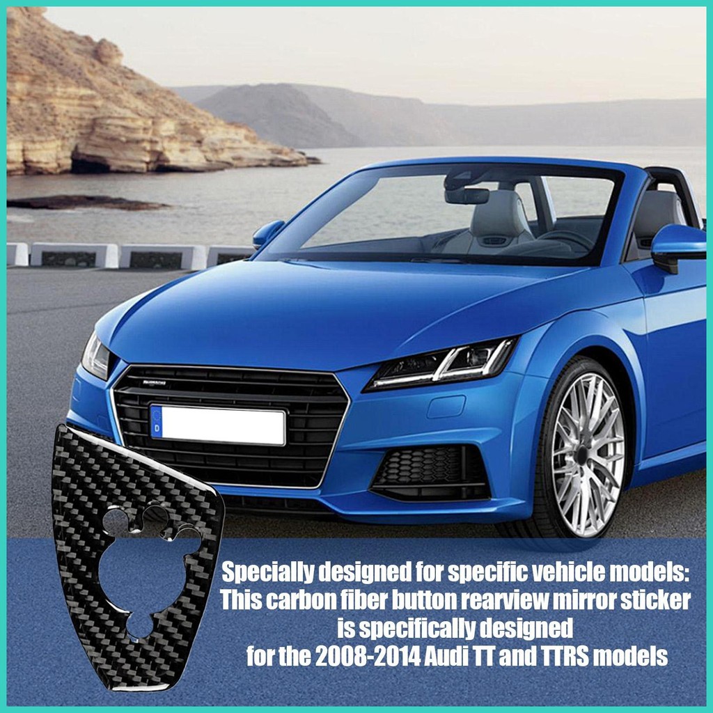 สําหรับ Audi TT TT TTRS 2008-14 ประตูล็อคปุ่มควบคุม Trim ด้านข้างกรอบ ...