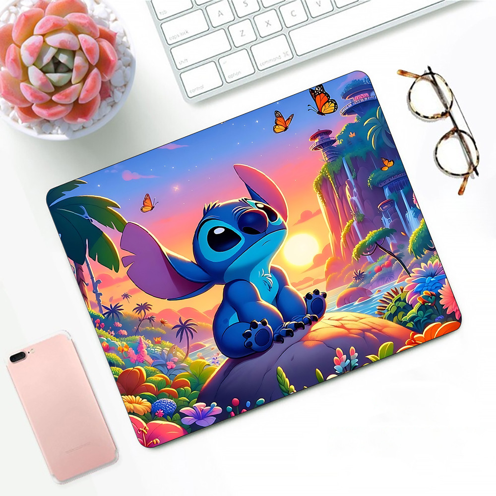 Disney น่ารักการ์ตูน Stitch Gaming Mouse Pad XS แผ่นรองเมาส์ขนาดเล็ก ...