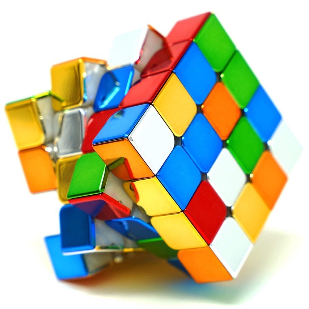 Shengshou Metallic 4x4 Speed Cube 4x4x4 Magic Cube ความรู้สึกเมทัลลิก ...