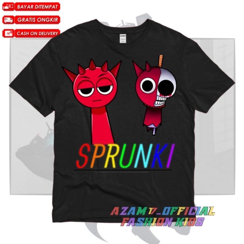 😆 เสื้อยืดเด็ก SPRUNKI INCREDIBOX RADDY CHILDRENS เสื้อผ้าฟรี NAMA ...