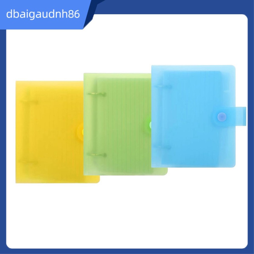 READY Stock3 Pack Card Binder Index Card Binder พร้อม Dividers, 60 แผ่น ...