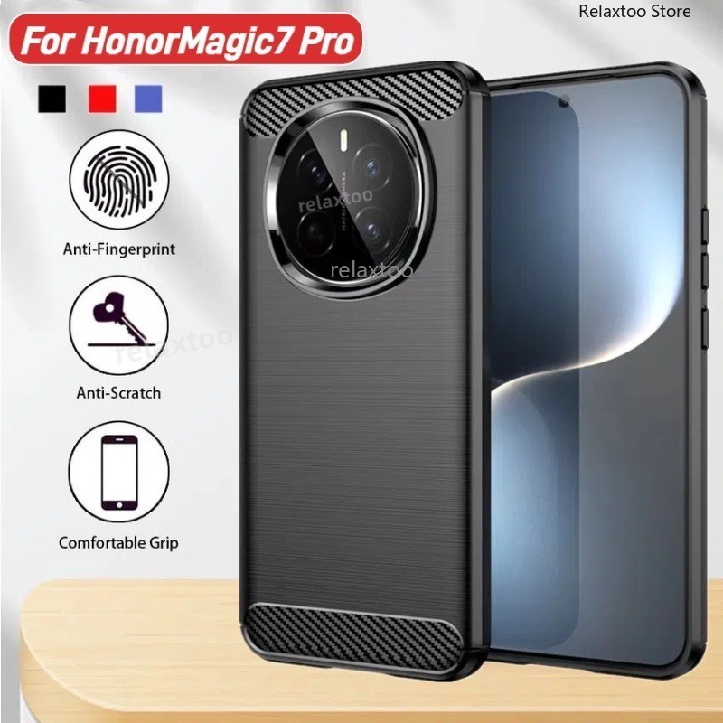 Honor Magic7 5GปลอกสําหรับHonor Magic 7 Pro Lite 7Pro 7Lite Magic7Pro Magic7Lite 5Gคาร์บอนไฟ ...