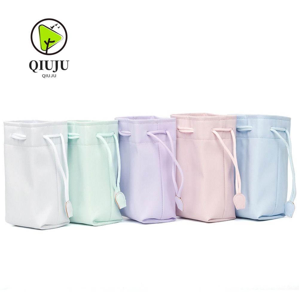 Qiju กระเป๋าหูรูด, PU สีสัน Instant Camera Shell,กลางแจ้งกันน้ําแบบพกพา Universal Storage ...